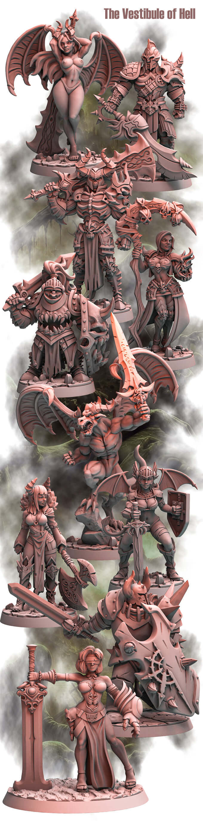 Vestibule of Hell - Fantasy RPG Miniatures, 32mm Scale – Artifex Fabricatum